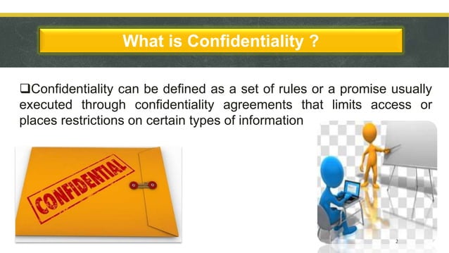 Confidentiality | PPTX