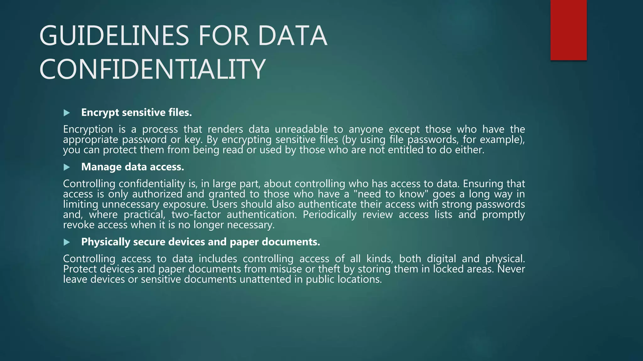 Confidentiality | PPT