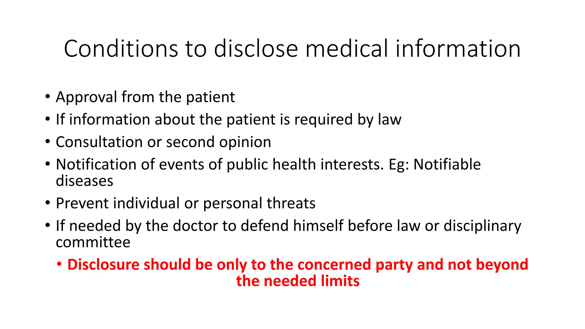 Medical Ethics: Principles of medical ethics, patient rights ...