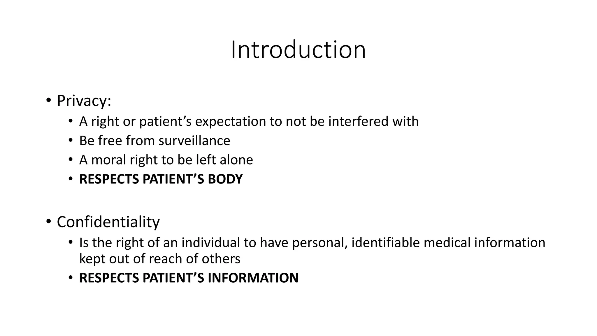 Medical Ethics: Principles of medical ethics, patient rights ...