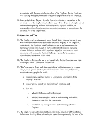 Confidentiality agreement | DOC