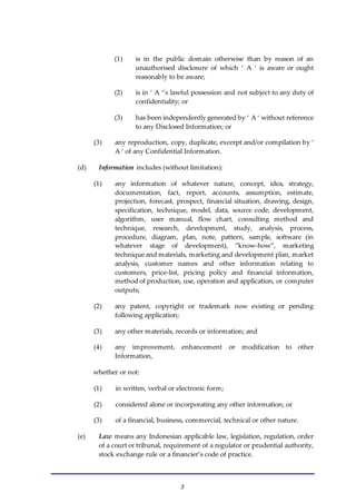 Confidentiality Agreement Sample (Purchase this doc, Text: 08118887270 ...