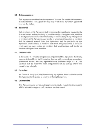 Confidentiality Agreement Sample (Purchase this doc, Text: 08118887270 ...
