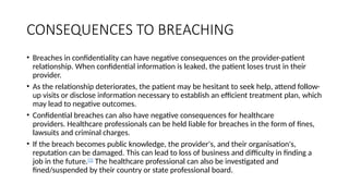 CONFIDENTIALITY AND ITS BREACHES IN HEALTHCARE | PPTX
