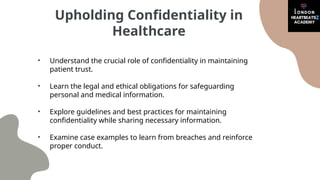 Confidentiality & Communication for Doctors and Nurses – London ...
