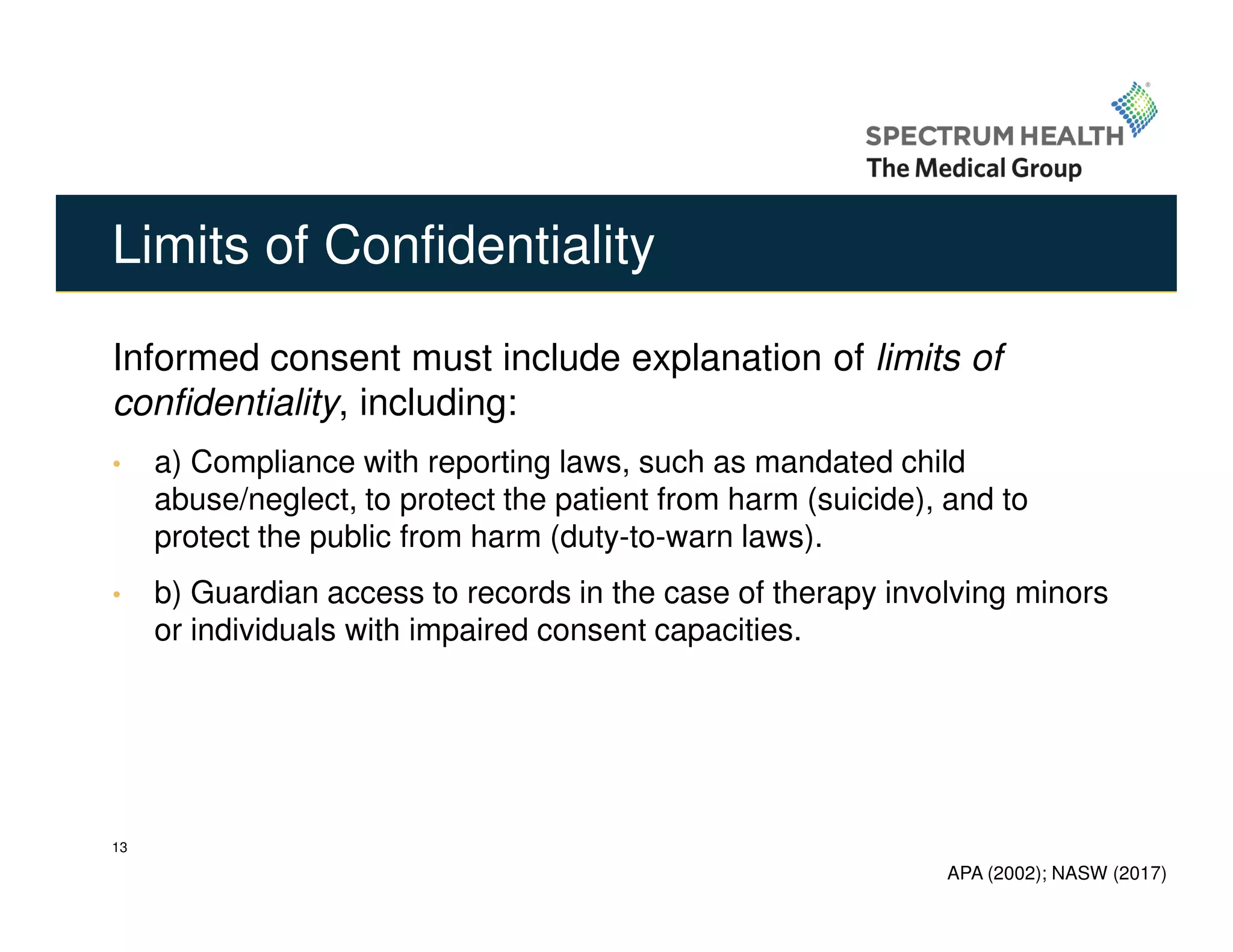 Confidentiality Considerations and Rapport Building Strategies with ...