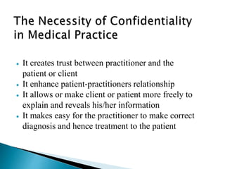 Confidentiality in Medical Practice.ppt