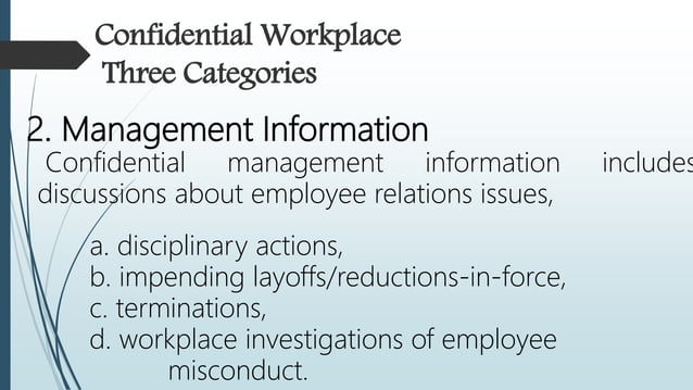Confidentiality in the workplace | PPTX | Career Advice | Careers