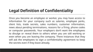 CONFIDENTIALITY IN THE WORKPLACE & EFFECTIVE CONFLICT RESOLUTION.pptx