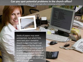 Virtual Office Tour - Confidentialty | PPT