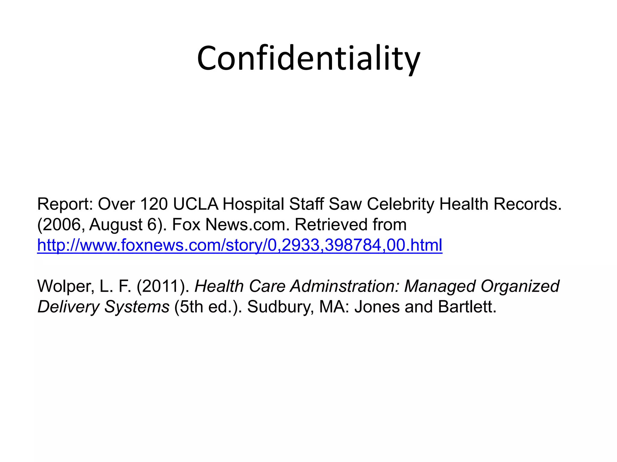 Confidentiality of Information | PPTX