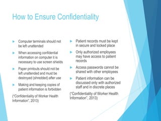 Confidentiality ppt | PPTX