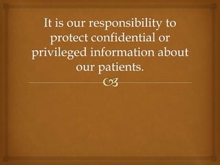 Confidentiality training | PPT