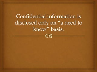 Confidentiality training | PPT