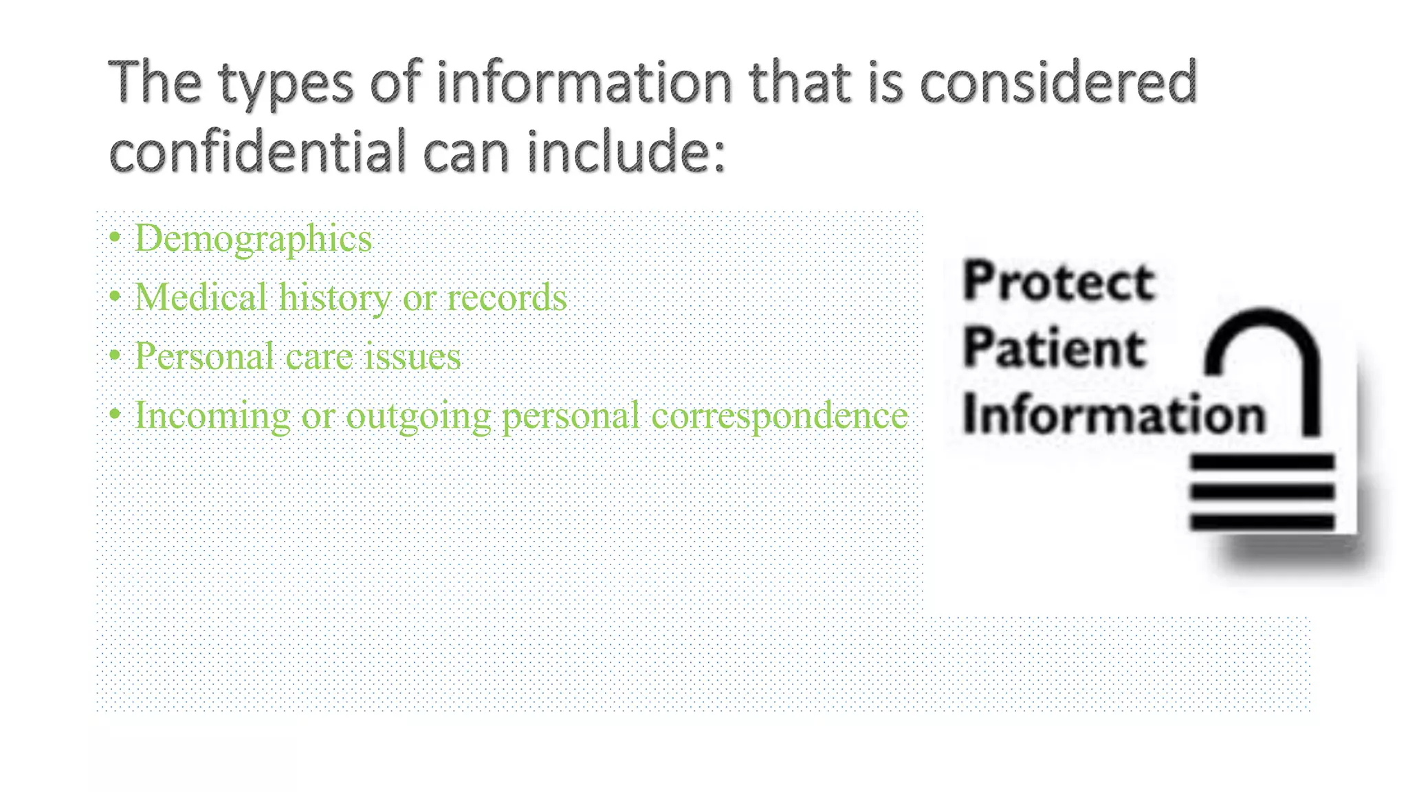 Confidentiality training | PPTX