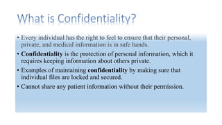 Confidentiality training | PPTX