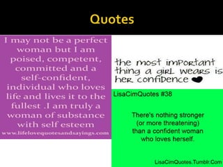 Confident women by madison hennessy | PPTX