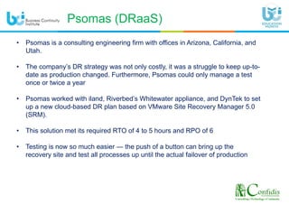 Leveraging the Cloud for Disaster Recovery | PDF | Cloud Computing ...