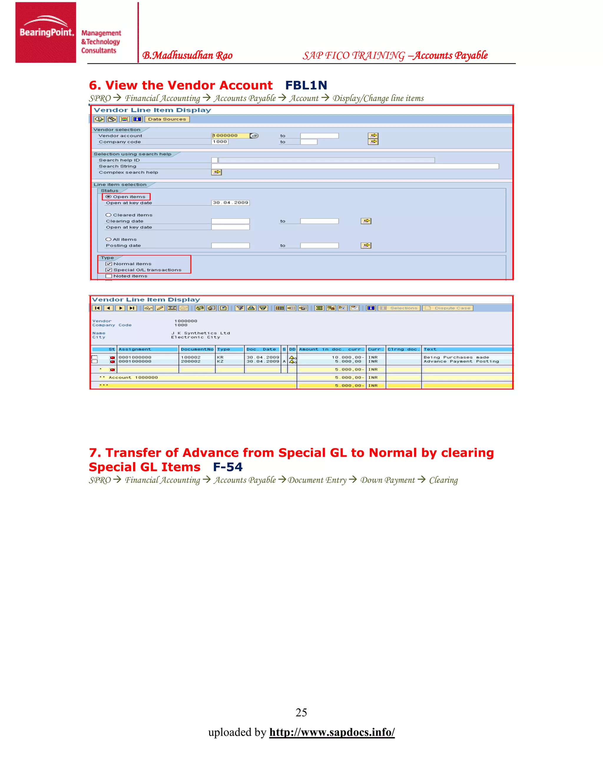 SAP FI AP: Configuration & End User Guide | PDF