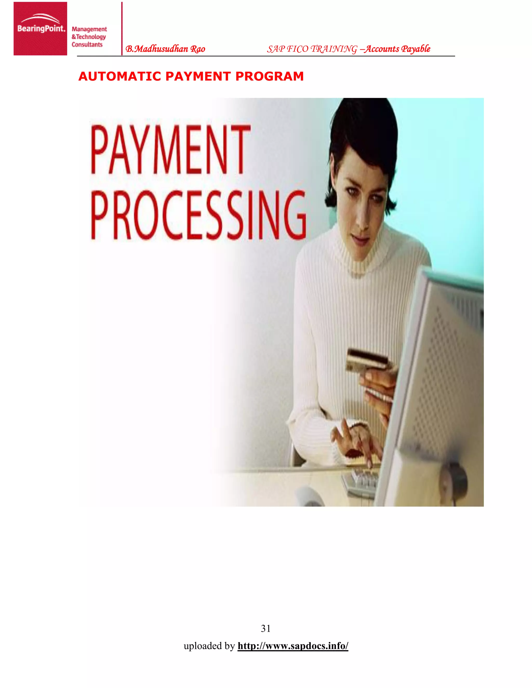 SAP FI AP: Configuration & End User Guide | PDF