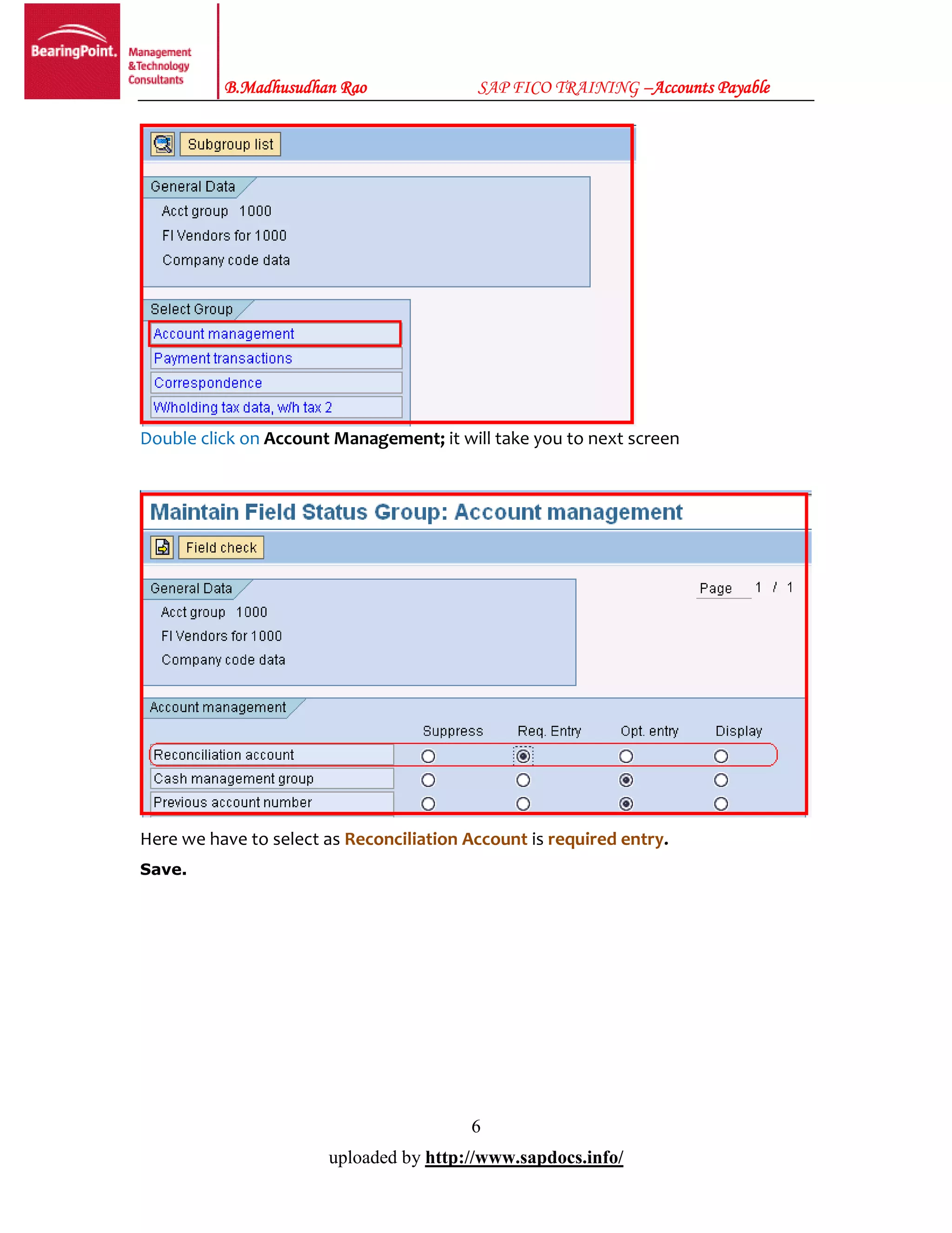 SAP FI AP: Configuration & End User Guide | PDF