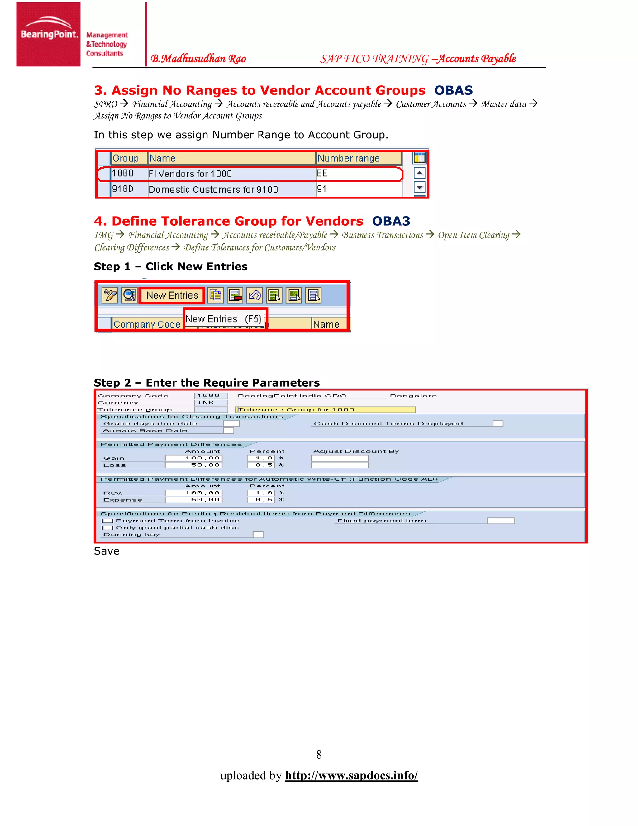 SAP FI AP: Configuration & End User Guide | PDF