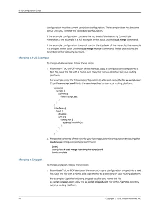 Juniper MX Config guide-routing-is-is | PDF