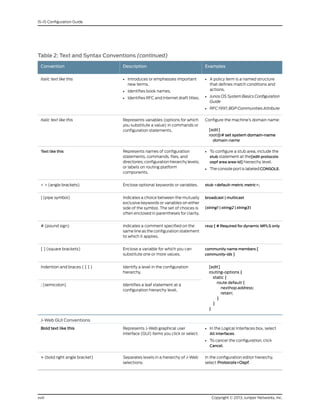 Juniper MX Config guide-routing-is-is | PDF