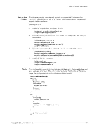 Juniper MX Config guide-routing-is-is | PDF