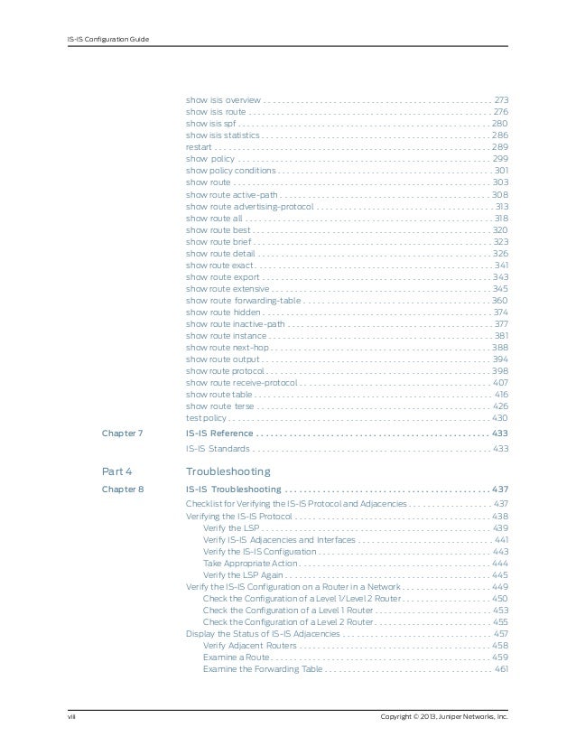 Juniper MX Config guide-routing-is-is