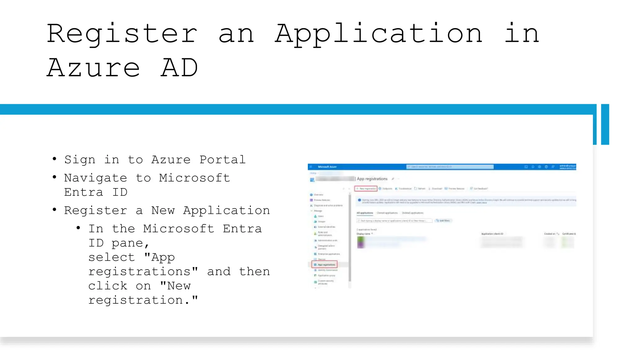 Config App Registration for Sharepoint API.pptx | Internet | Computing