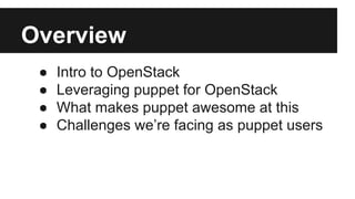 Colleen Murphy: Puppet and OpenStack | PPT