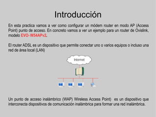 Configuarión de un Modém Router Inalambrico | ODP