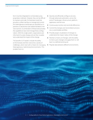 Configurability for Cloud-Native Applications: Observability and Control | PDF | Cloud Computing ...