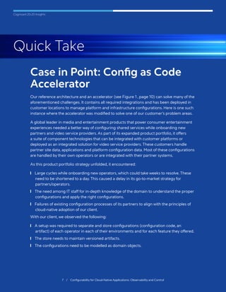 Configurability for Cloud-Native Applications: Observability and ...