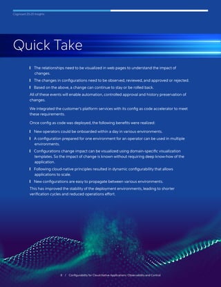 Configurability for Cloud-Native Applications: Observability and ...