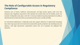 Smart Access Controls for Sensitive Data | PPTX