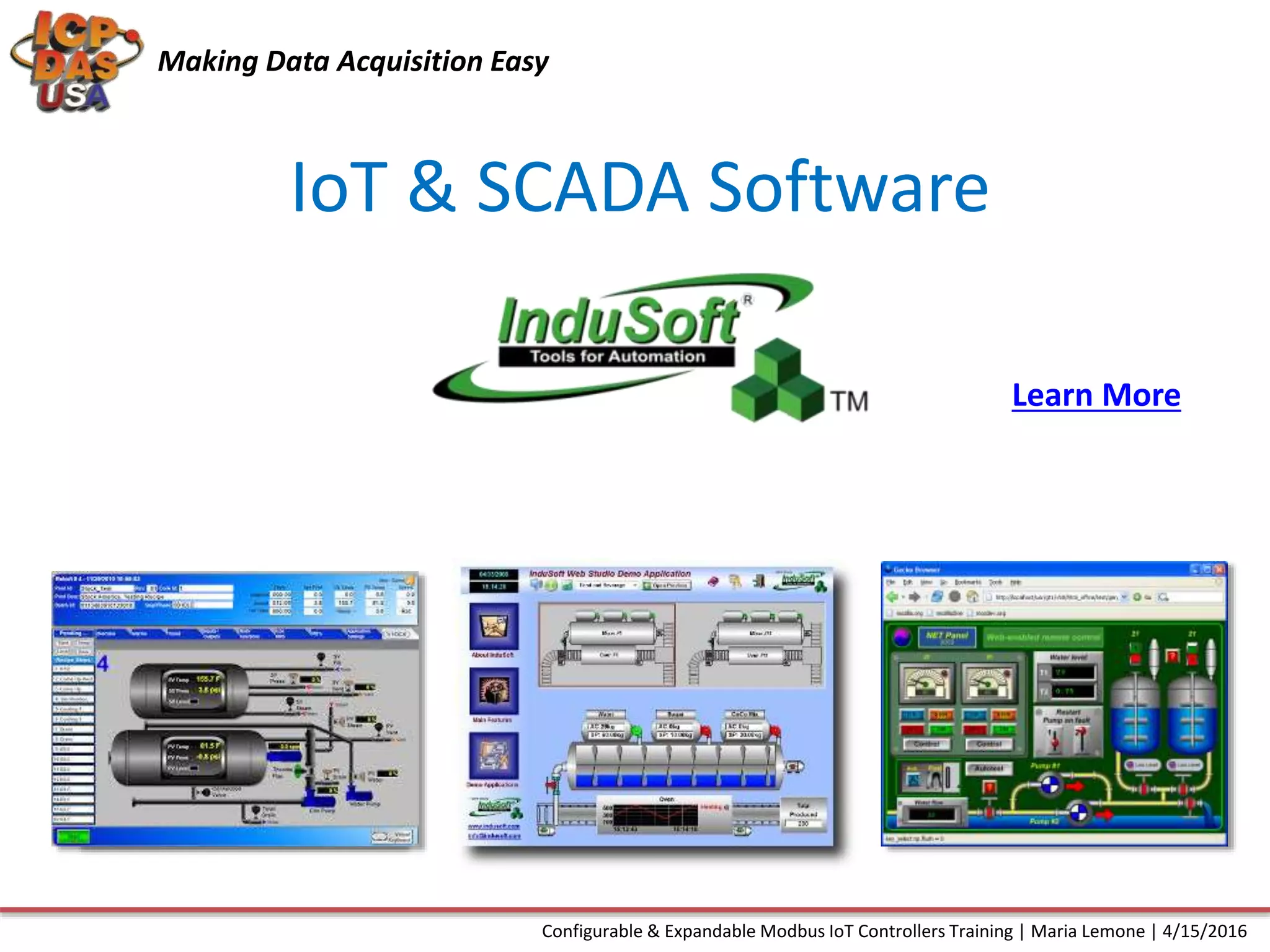 Configurable And Expandable Modbus Iot Internet Of Things Controllers Ppt