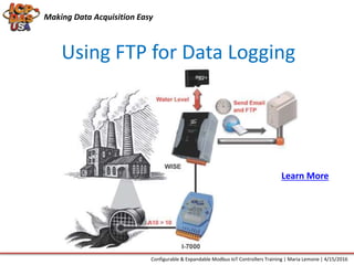 Configurable and Expandable Modbus IoT (Internet of Things) Controllers | PPT