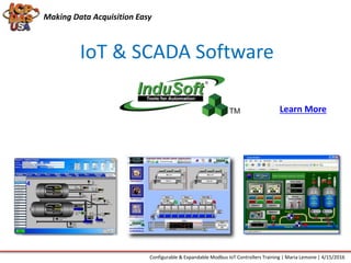 Configurable and Expandable Modbus IoT (Internet of Things) Controllers ...