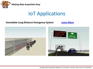 Configurable and Expandable Modbus IoT (Internet of Things) Controllers | PPT