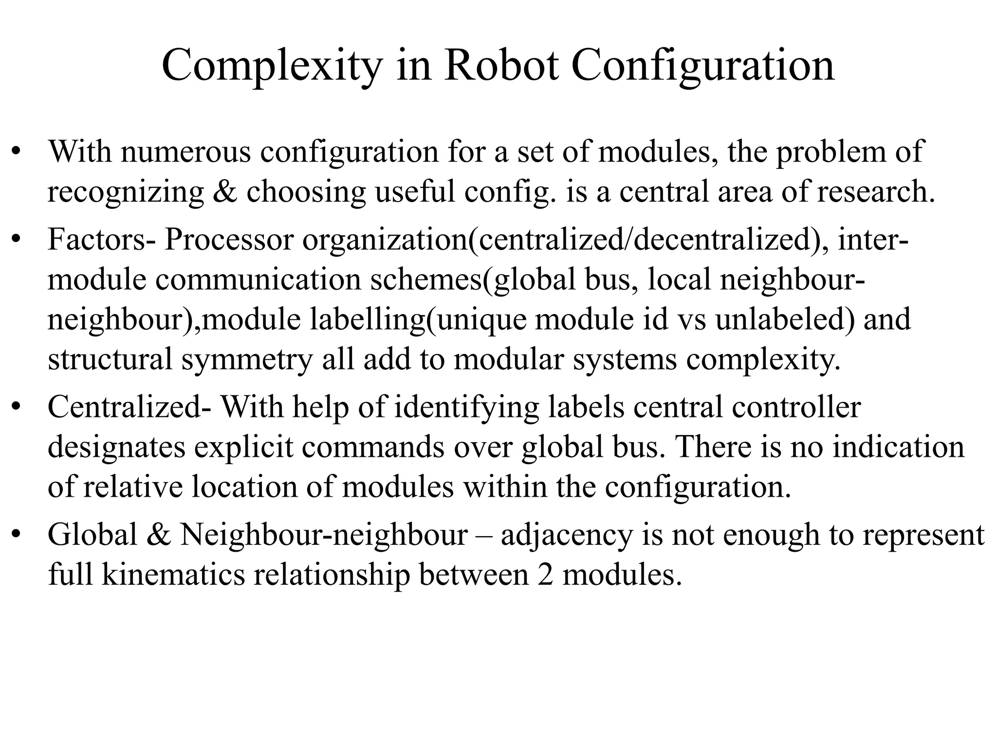 Configurable Robots | PPTX