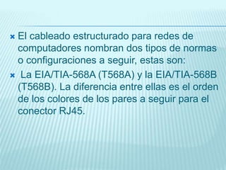 Configuración de cable utp | PPTX | Computer Networking | Computing