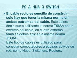 Configuración de cable utp | PPTX