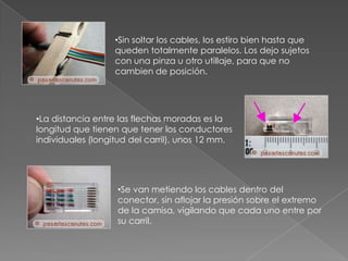 Configuración de cable utp cruzado y directo | PPTX