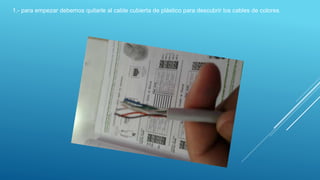 Configuracion de cable utp | PPTX