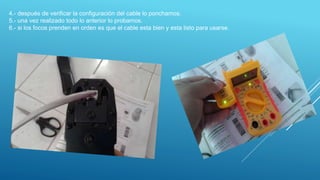 Configuracion de cable utp | PPTX