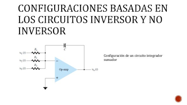 Amplificador Operacional Configuracion Integrador - cit medico madrid
