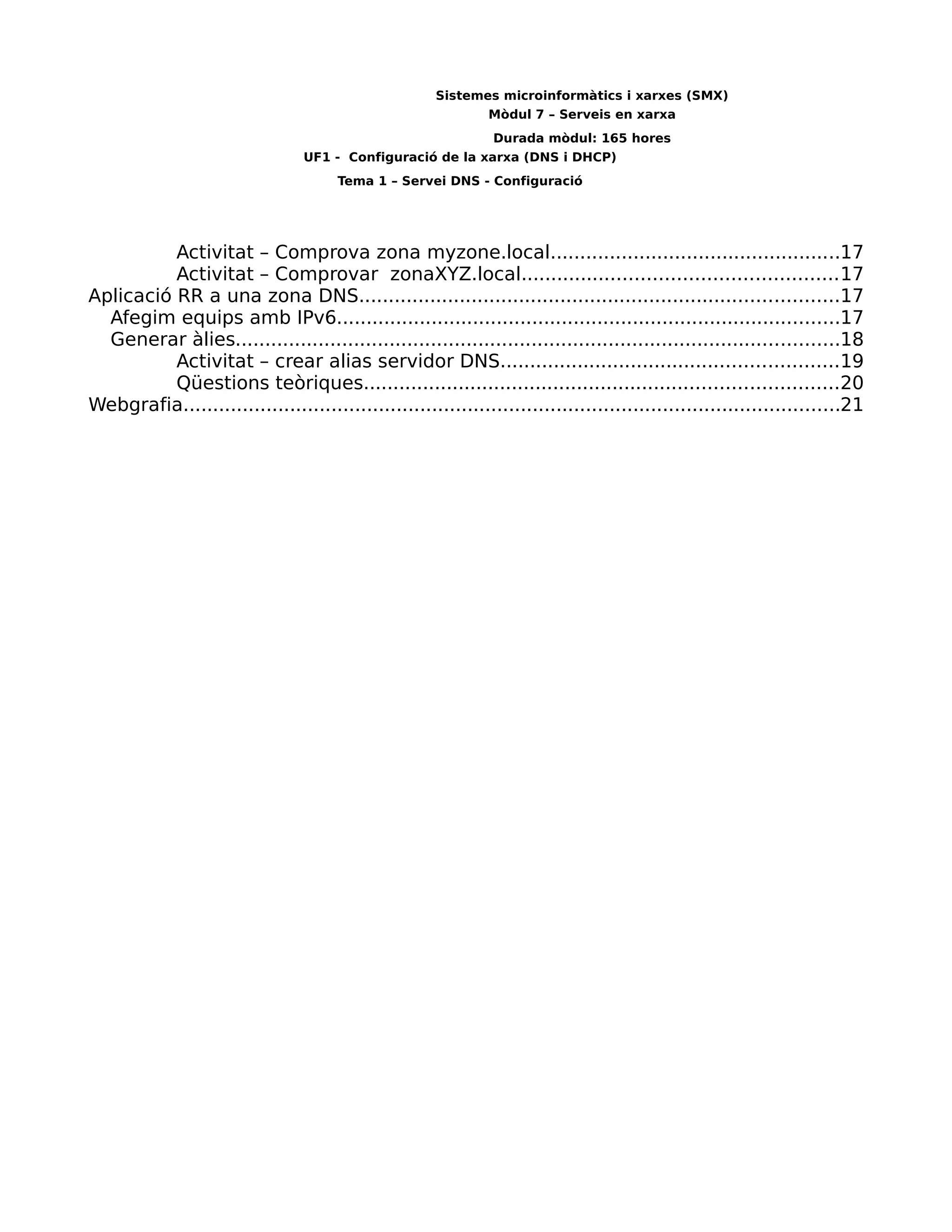 Configuracio servei dns Windows | PDF