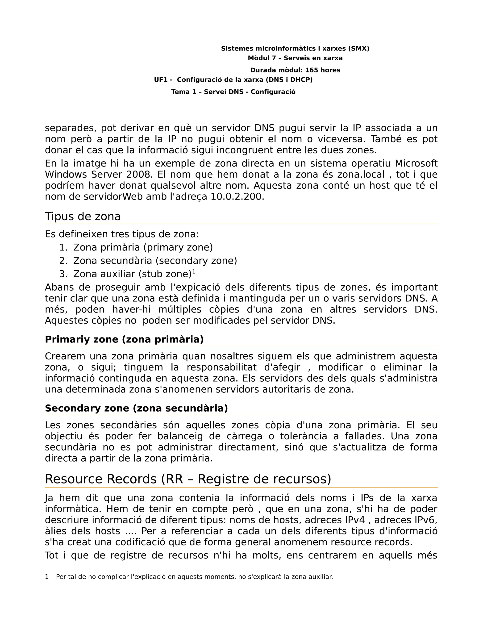 Configuracio servei dns Windows | PDF